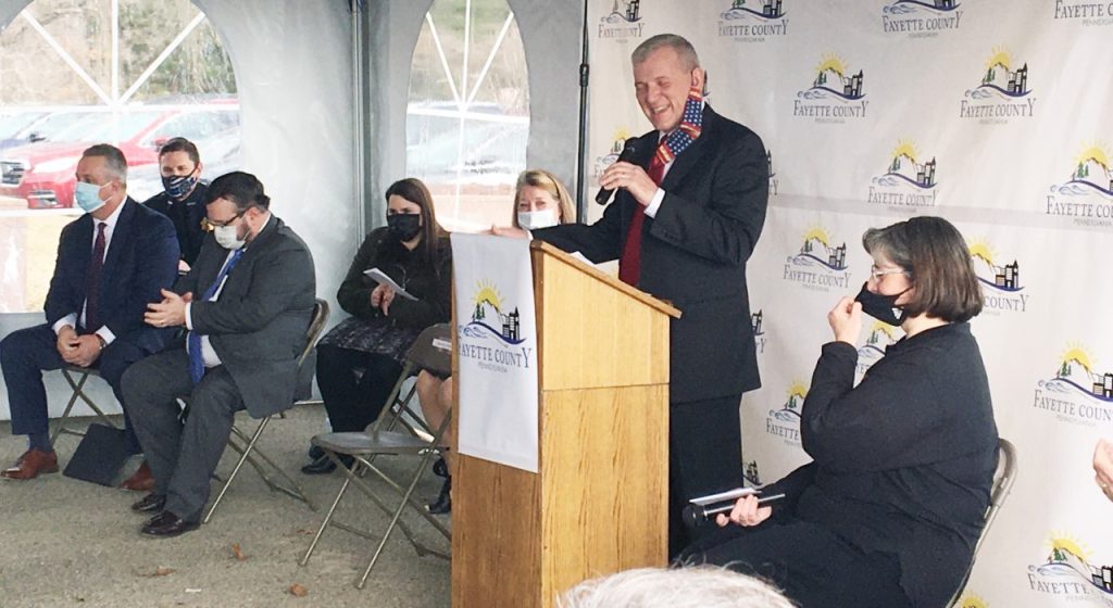 Groundbreaking takes place on new Fayette County Prison site - Herald ...